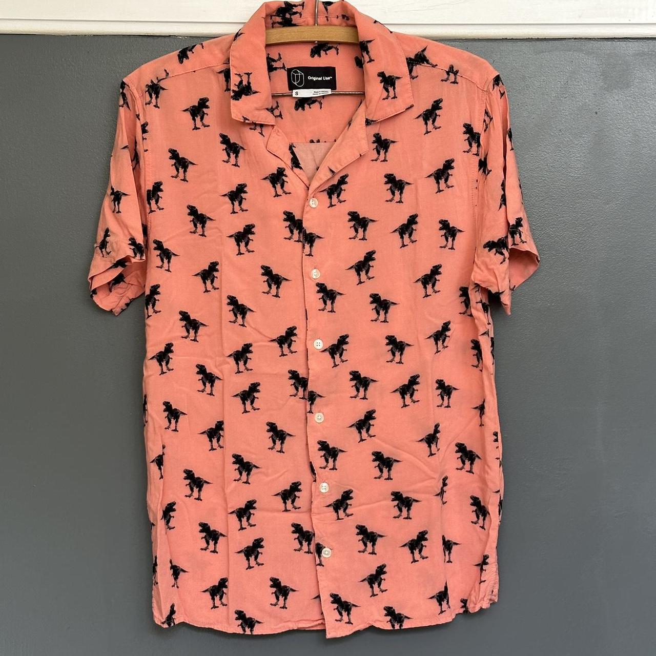 OriginalUse Dinosaur button down! #dinosaur #fashion... - Depop