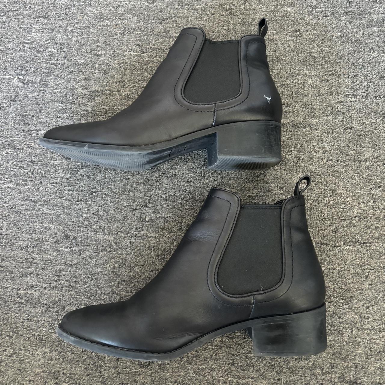 Windsor Smith Farah Boots Size 9.5 Black I’m a 39... - Depop