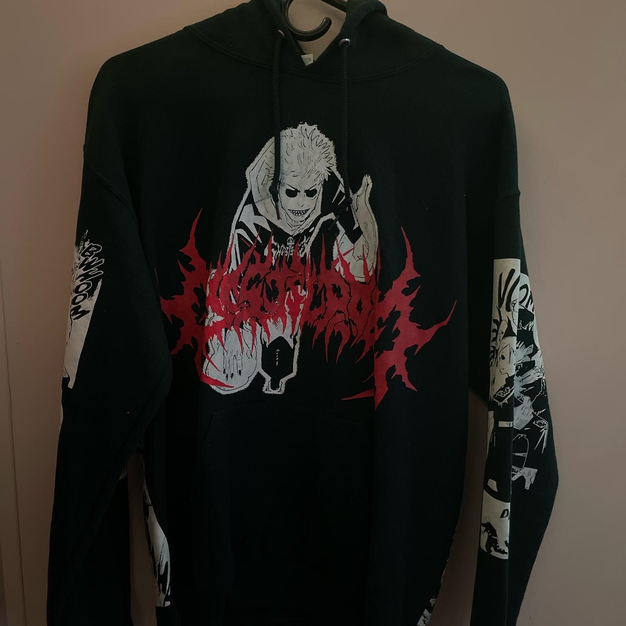 Ghost Women's Navy Hoodie | Depop