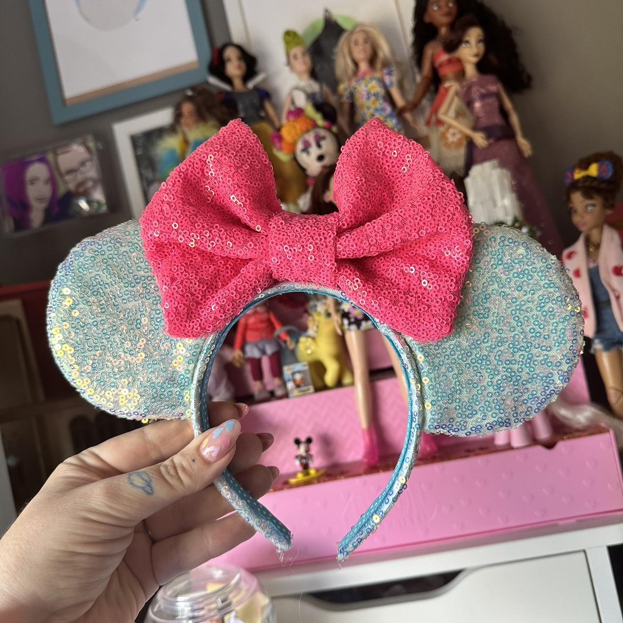 Hand made custom Minnie Mouse ears! These fabulous... - Depop