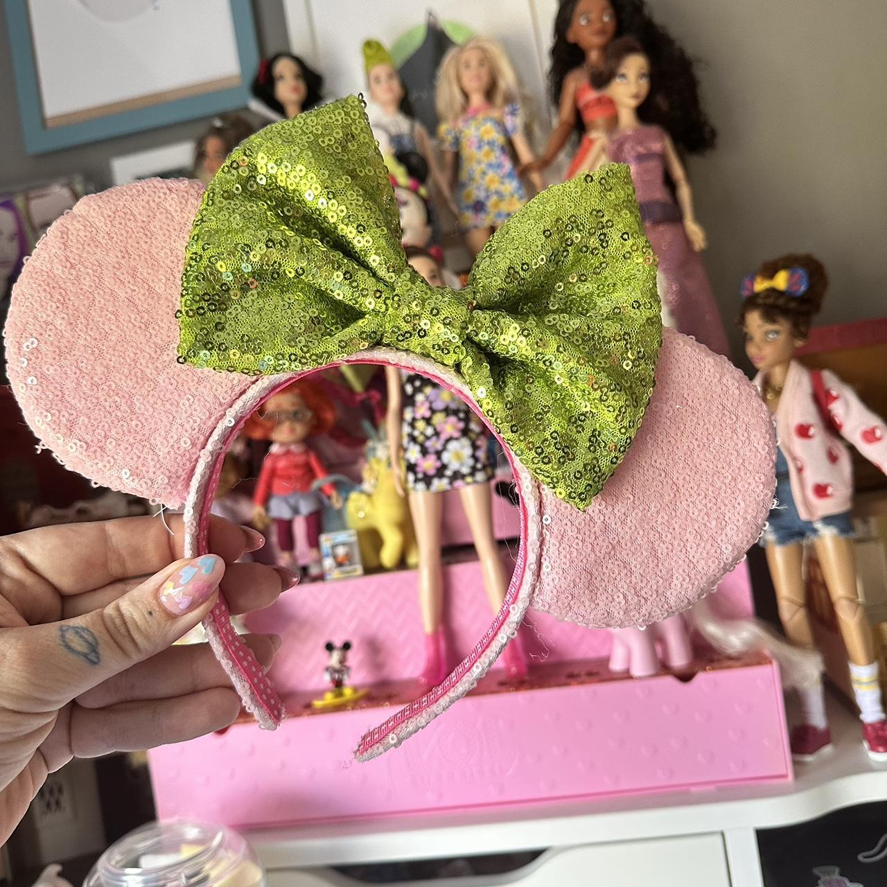 Hand made custom Minnie Mouse ears! These fabulous... - Depop