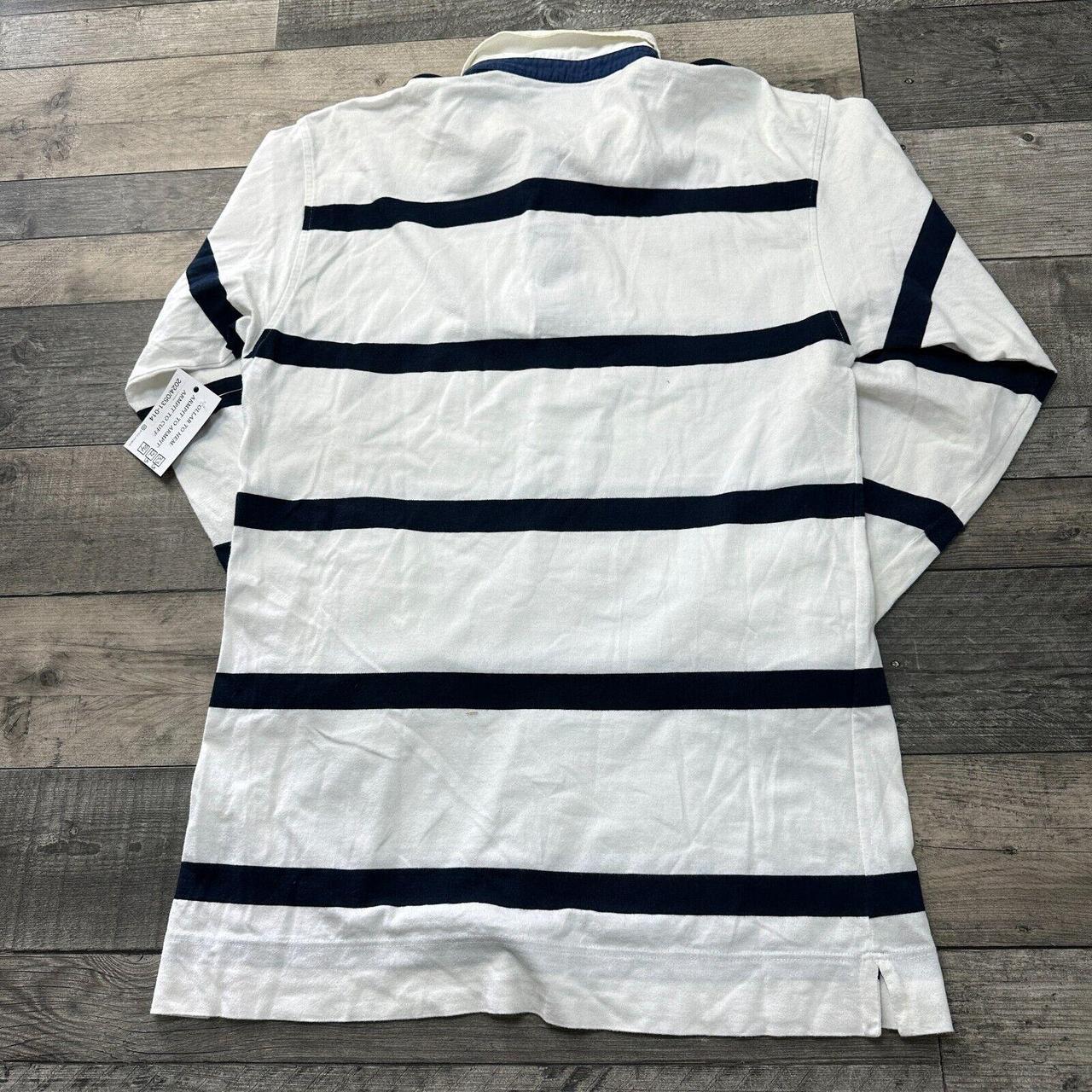 Tommy Hilfiger Striped Ruby Polo Shirt Long Sleeve... | Depop