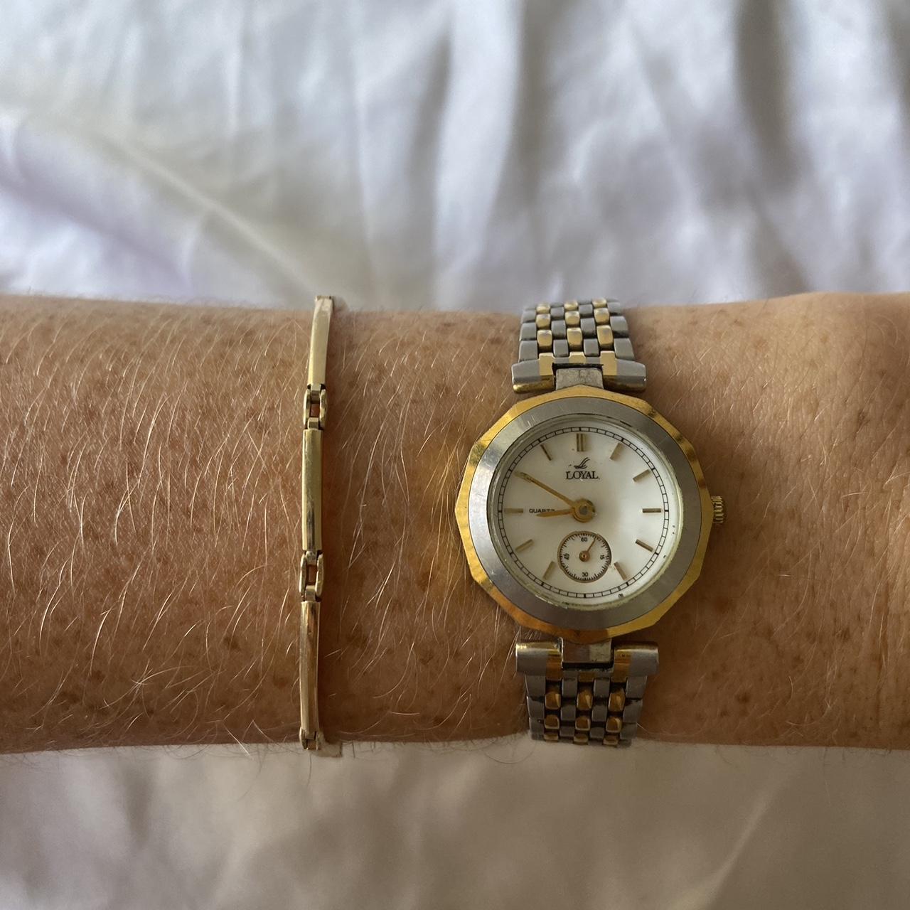 ‘Loyal’ gold and silver vintage watch Recommend for... - Depop