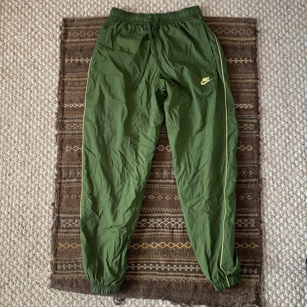 Dark green Nike trackies, standard Nike trackies... - Depop