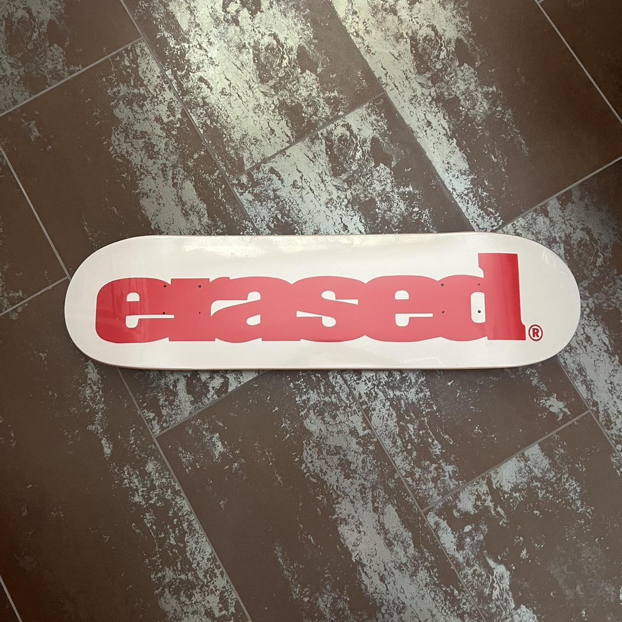 Erased Project Men's White and Red Accessory | Depop