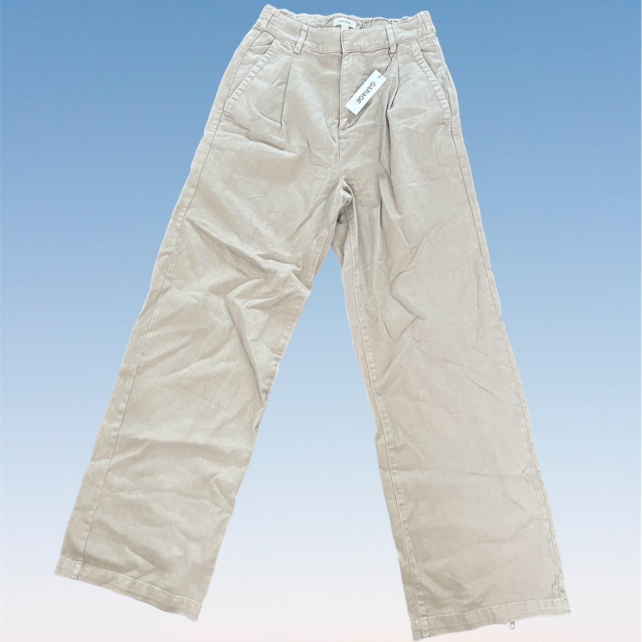 Garage Clothing | dark tan color pant | says size... - Depop