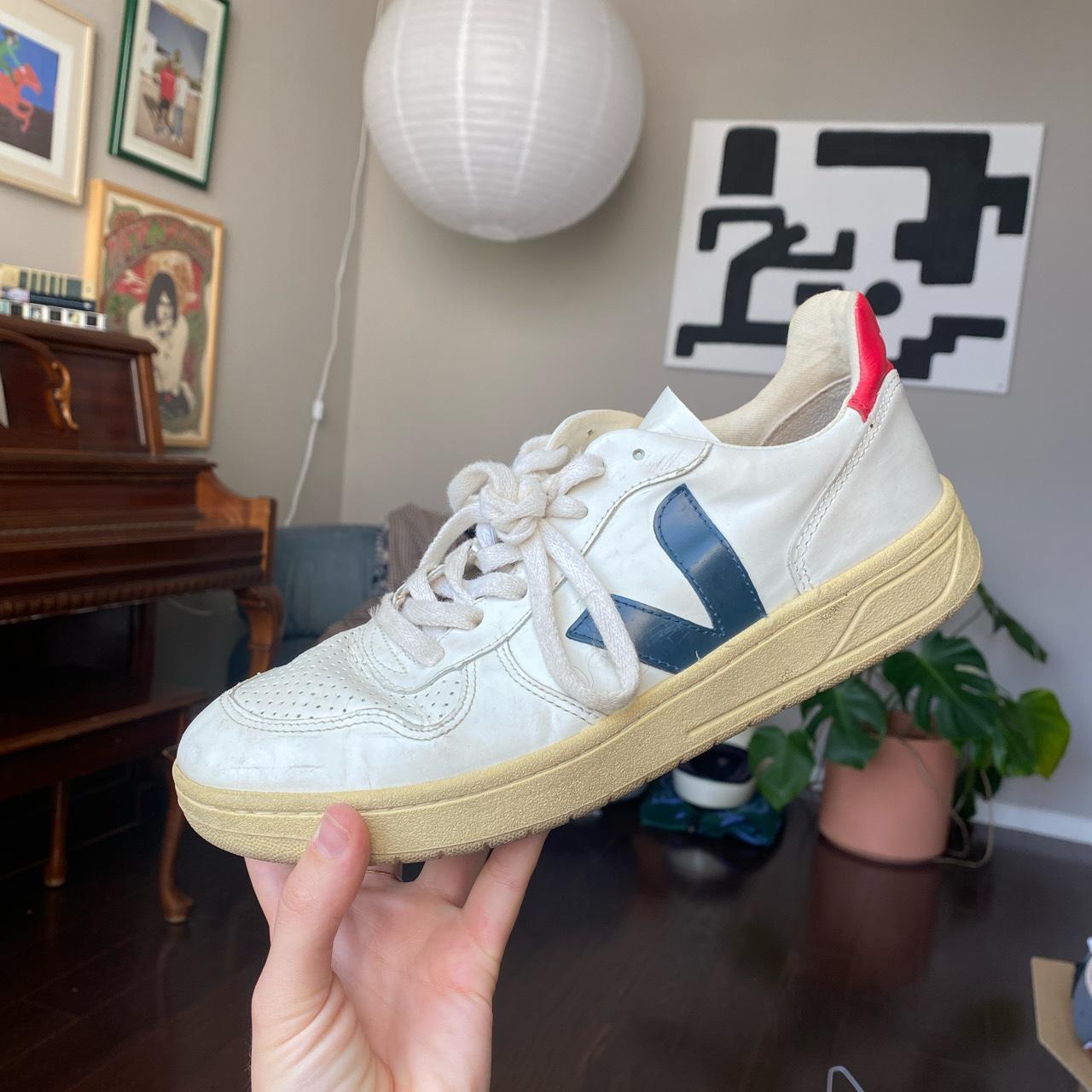 Vejas: Red and Navy accents. Size Eur 41, US Men’s... - Depop