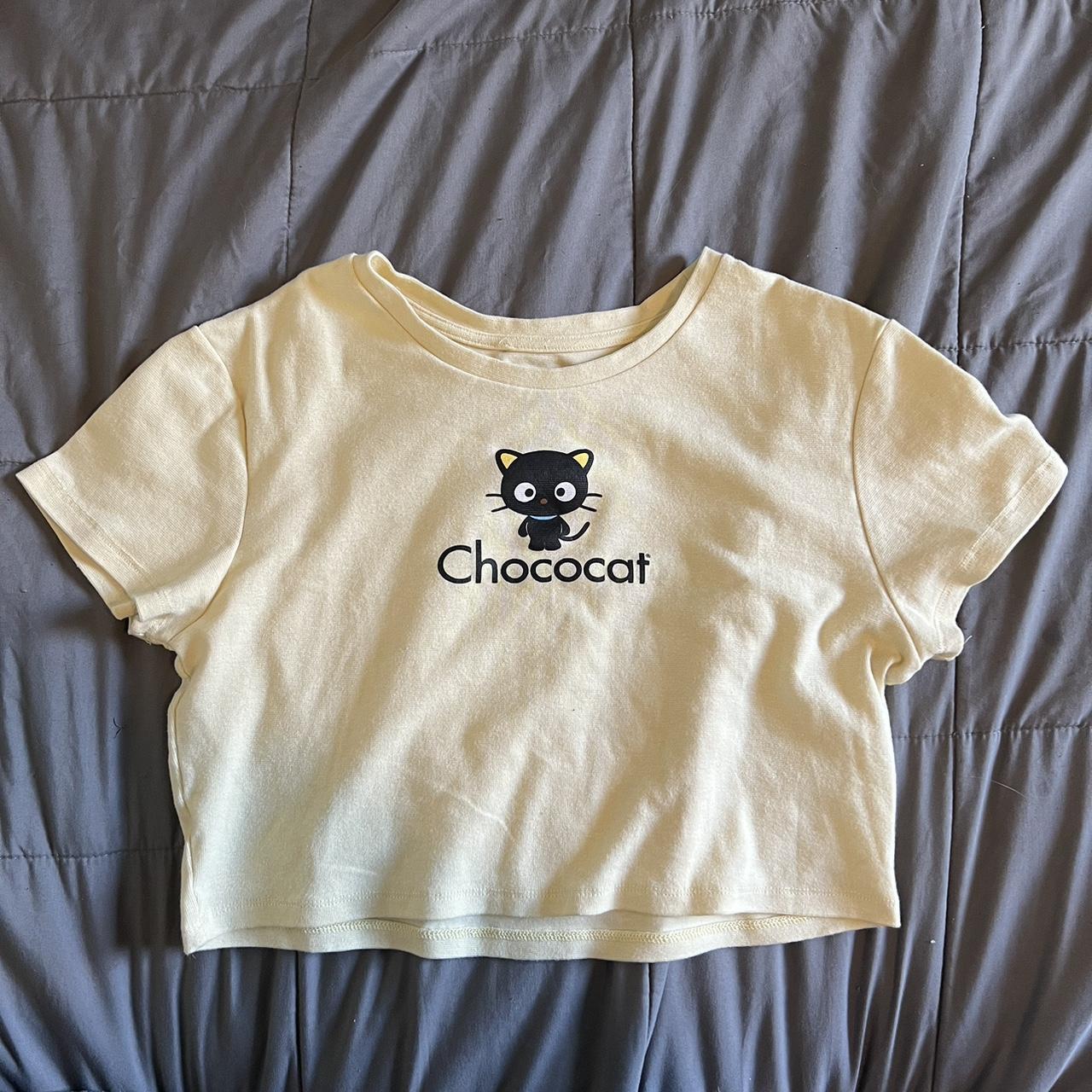 Adorable yellow Chococat baby tee💛 Super stretchy... - Depop