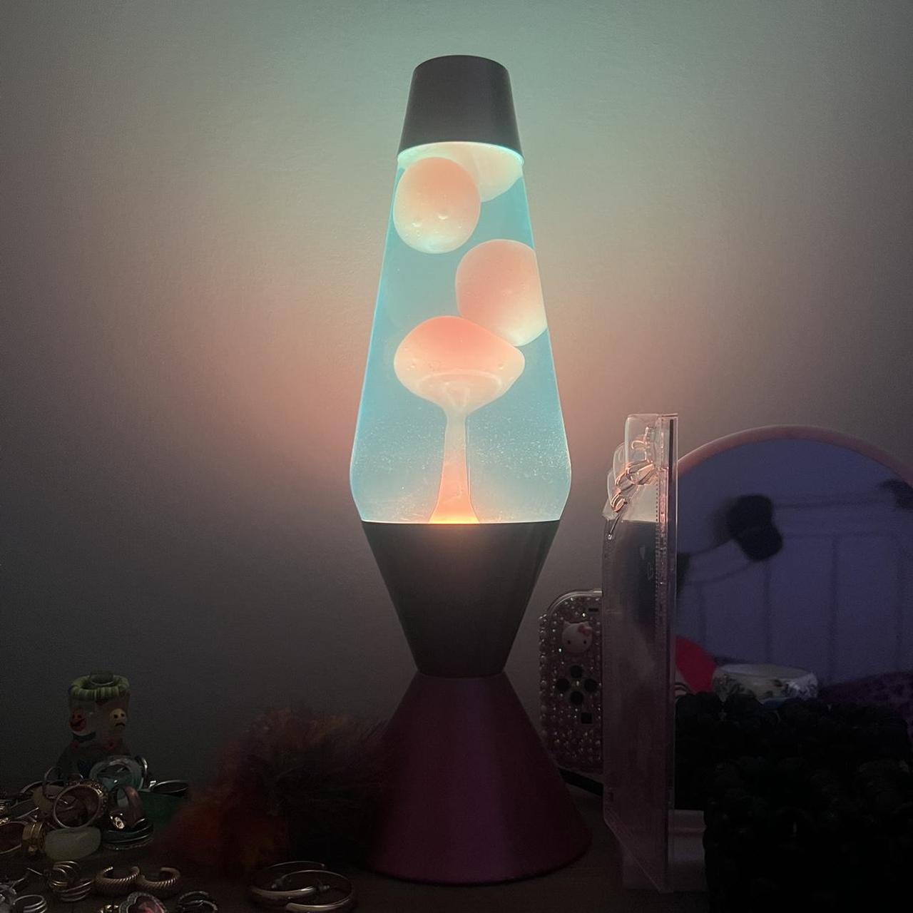 pink large lava lamp • 16” x approx. “5 • in... - Depop
