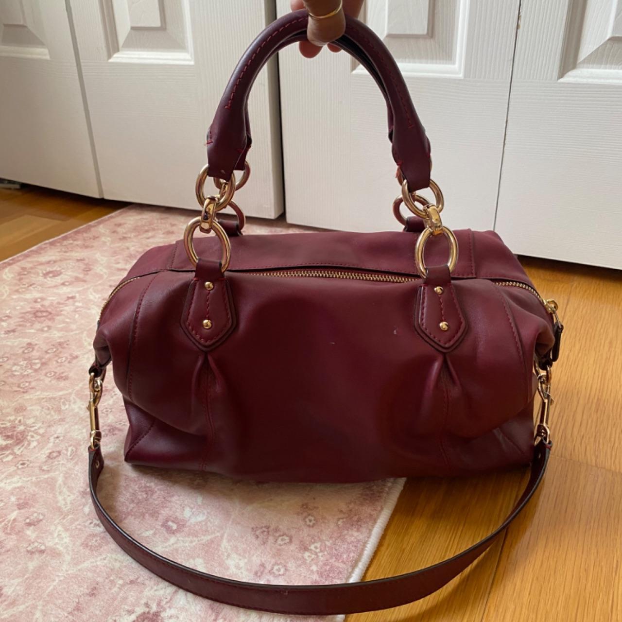 Cherry Red Coach Bag 🥀 Pre-loved with a few small... - Depop