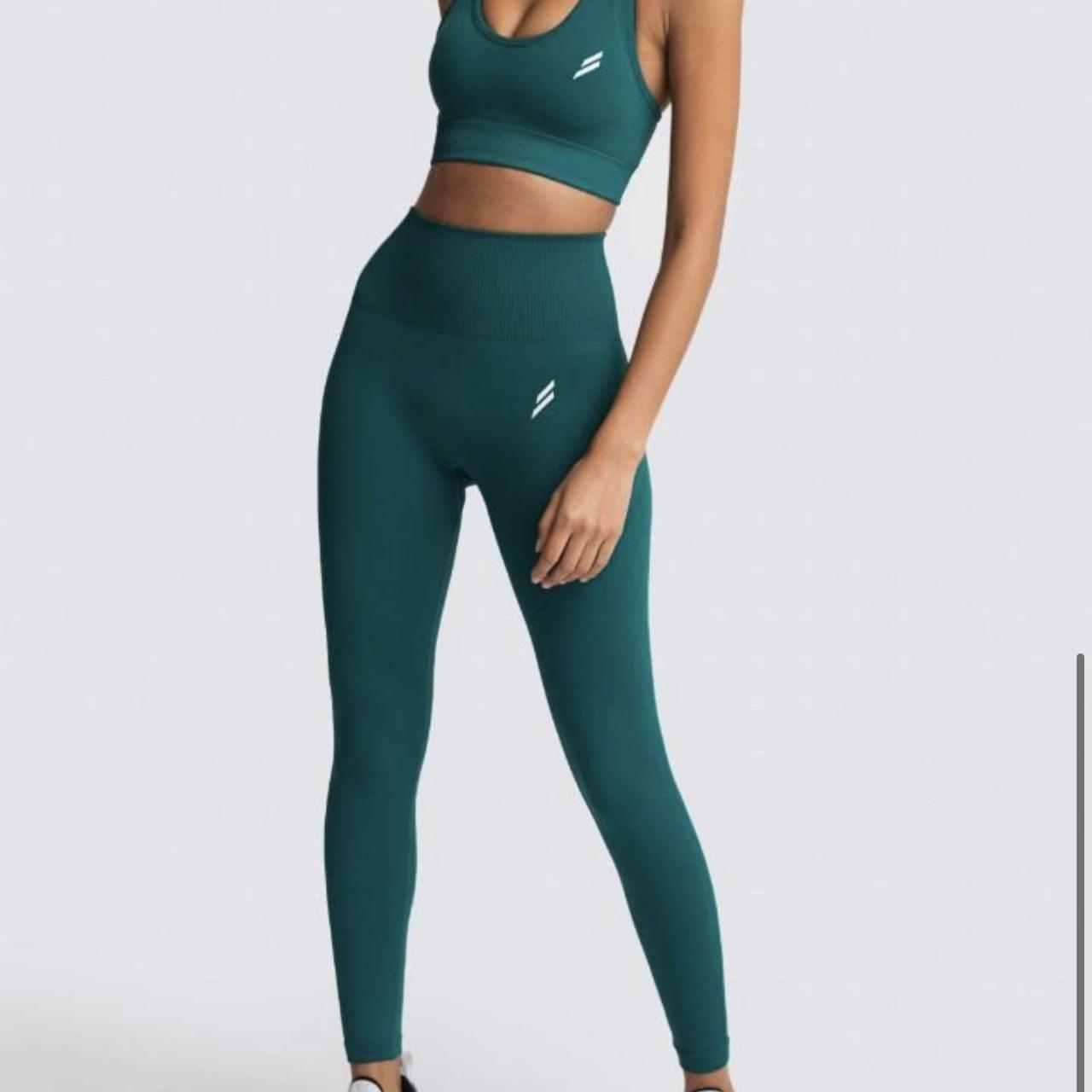 Hyperflex Seamless Leggings - Forest Green. This... - Depop