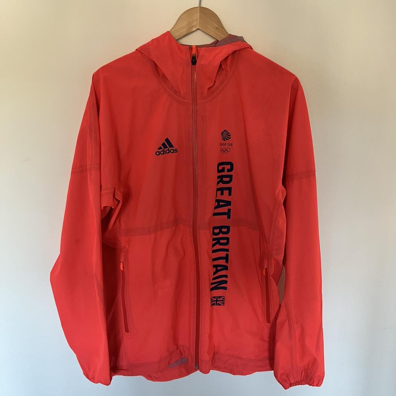Adidas x Team GB Jacket Orange XL 46/48 Brand New no... - Depop
