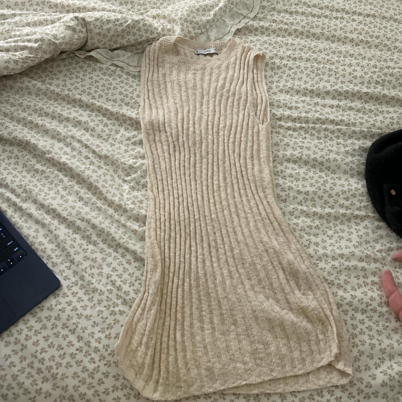 See through Mango cover-up/dress- fun to dress up... - Depop