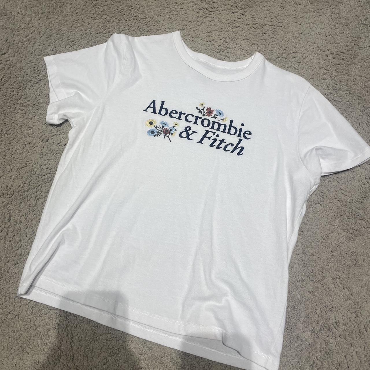 ABERCROMBIE T-SHIRT • worn once, in perfect... - Depop