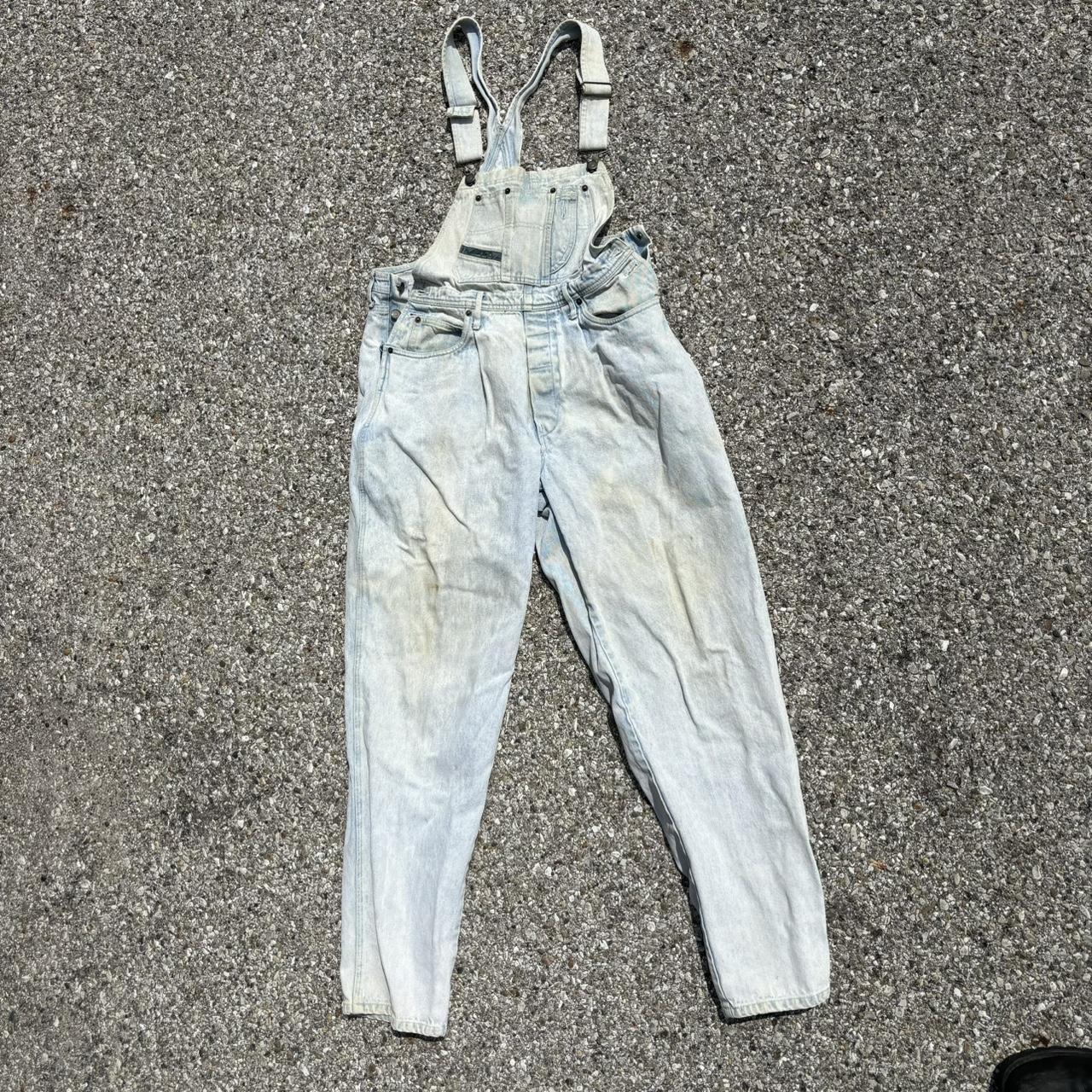 These 90s Bugle Boy overalls will add that essential... - Depop