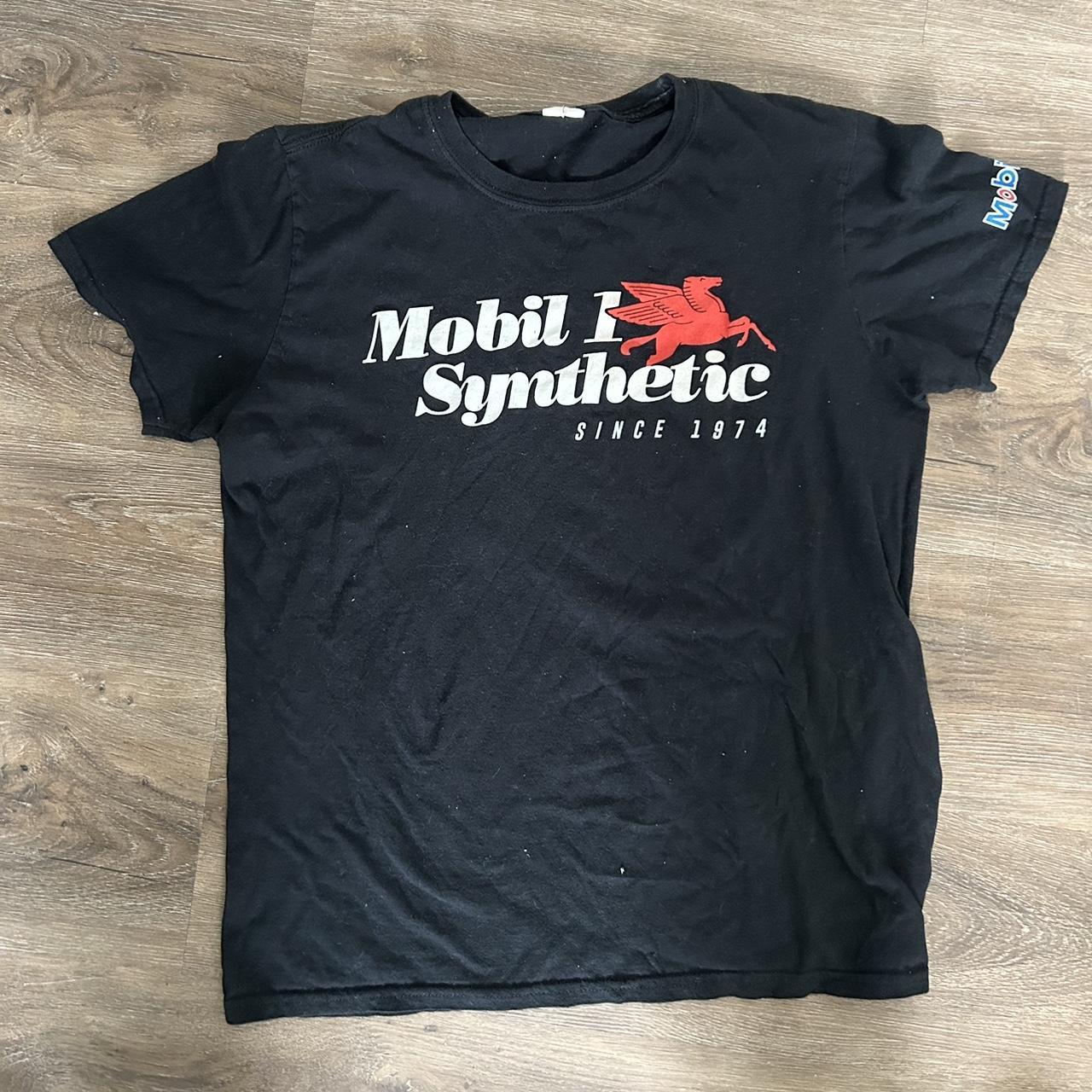 Mobil 1 Racing Synthetic Tee Small... - Depop