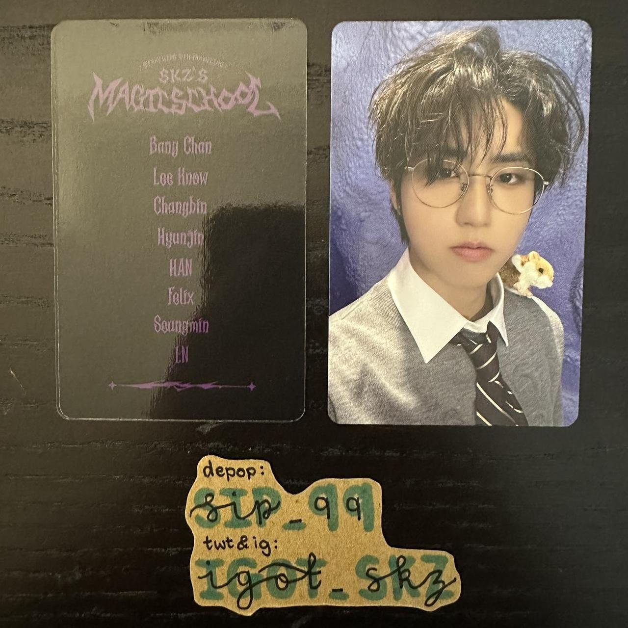 WTS STRAY KIDS HAN MAGIC SCHOOL ONLINE POB wts £6... - Depop