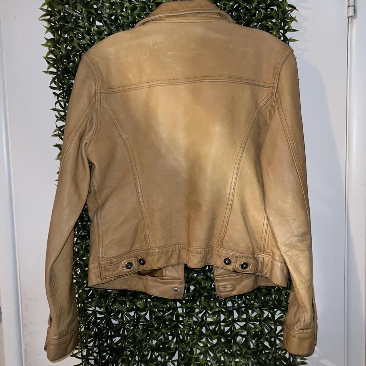 Vintage Gap, genuine real leather jacket 🧥 #gap... | Depop