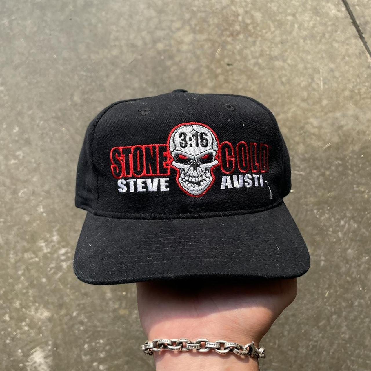 Vintage Stone Cold Steve Austin Hat Vintage 1998... - Depop