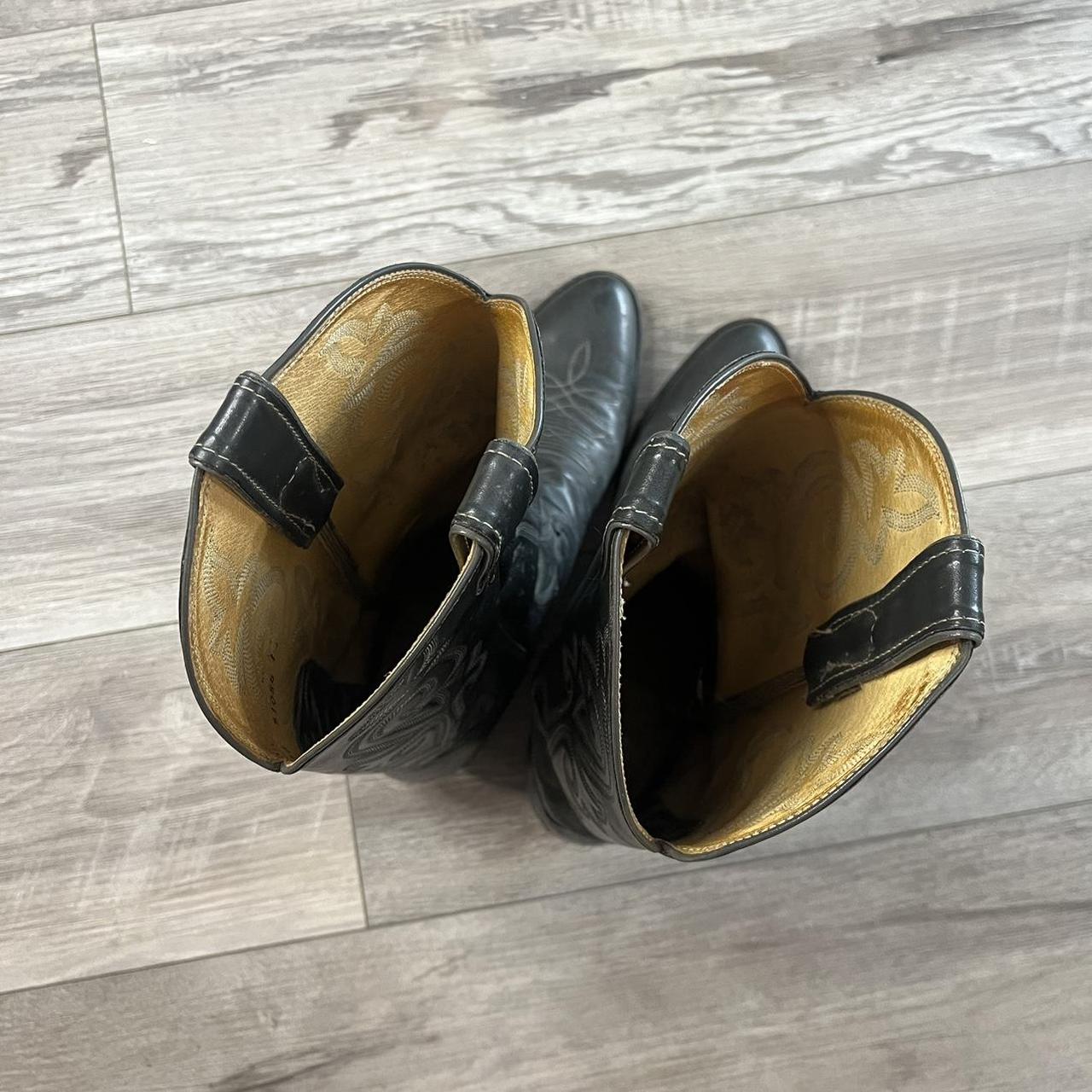 Justin brand cowboy boots Size 10 Boots are in good... - Depop