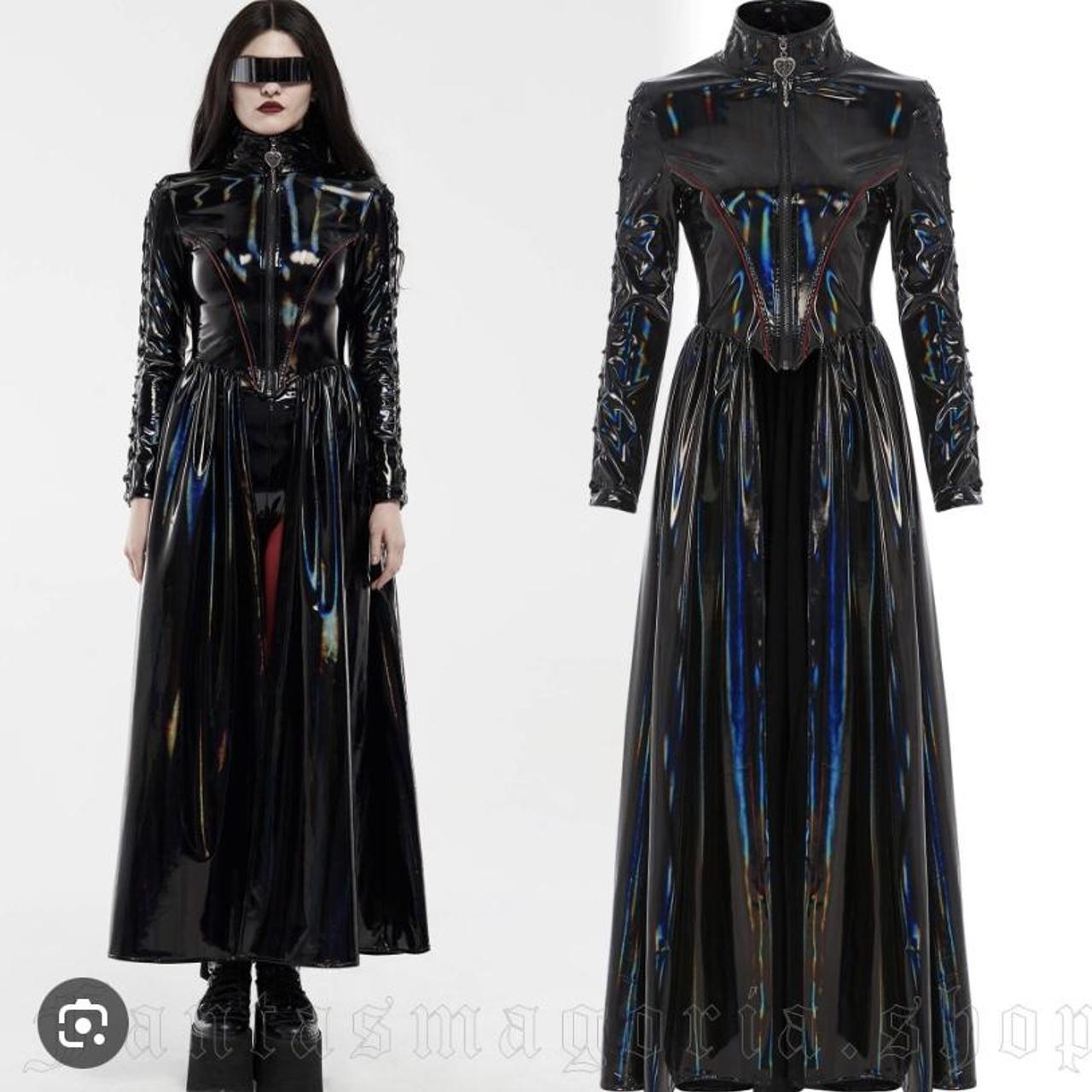 Punk rave matrix coat. I love this coat i just never... - Depop