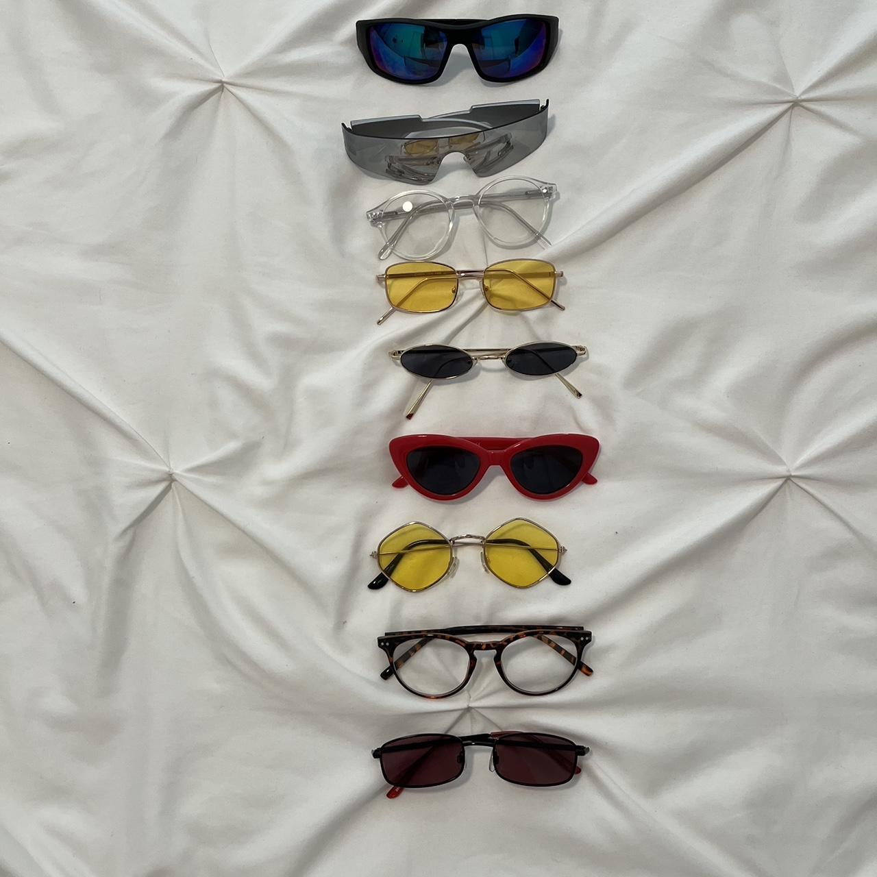 sunglasses assortment 9 pairs of different fun... - Depop