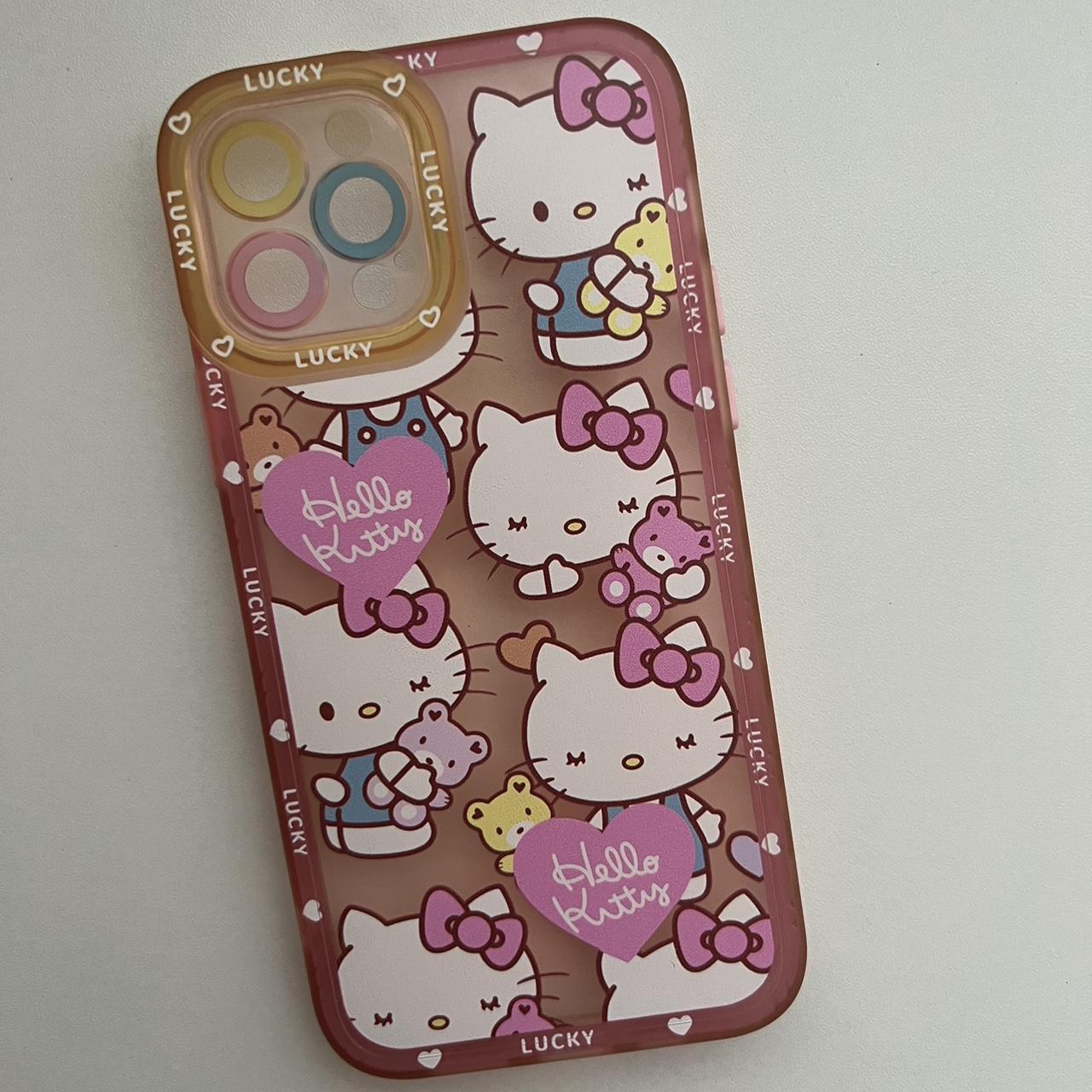 Pink Hello Kitty iPhone 12 Pro Case Bought it from... - Depop