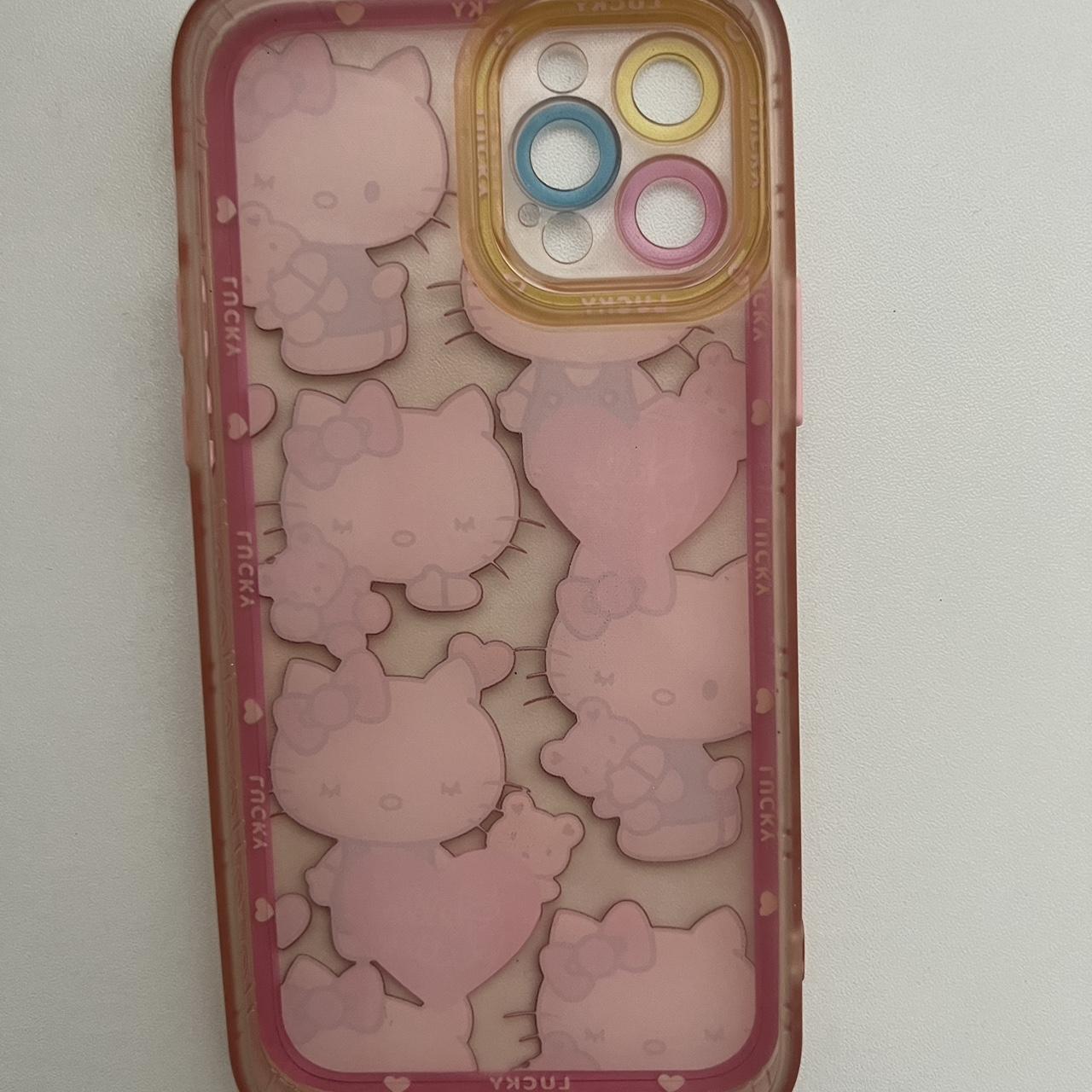 Pink Hello Kitty iPhone 12 Pro Case Bought it from... - Depop