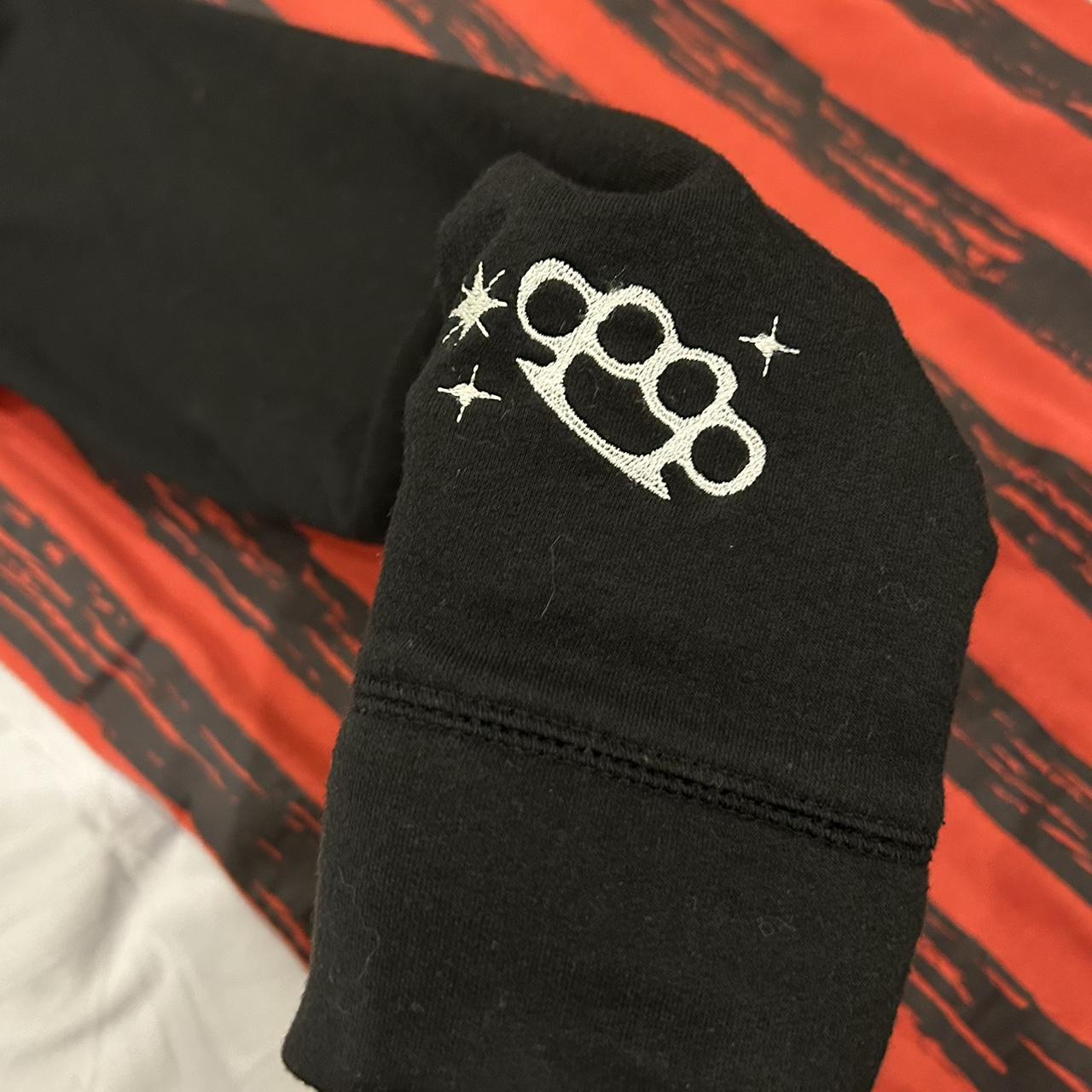 Hell Cat Punks Emo/VKei Red+Black Long Cardigan... - Depop