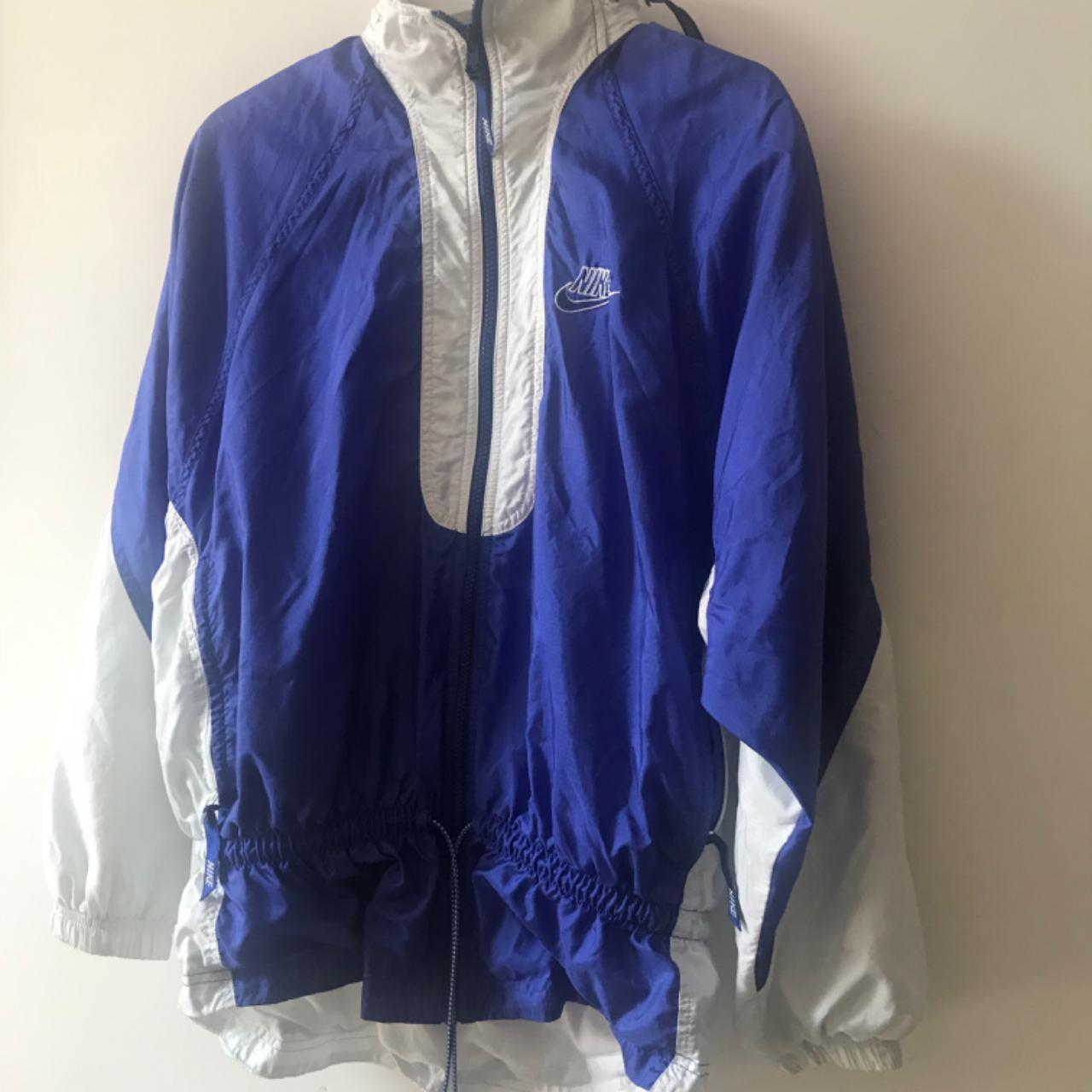 Iconic vintage Nike Track top jacket fully lined in... - Depop