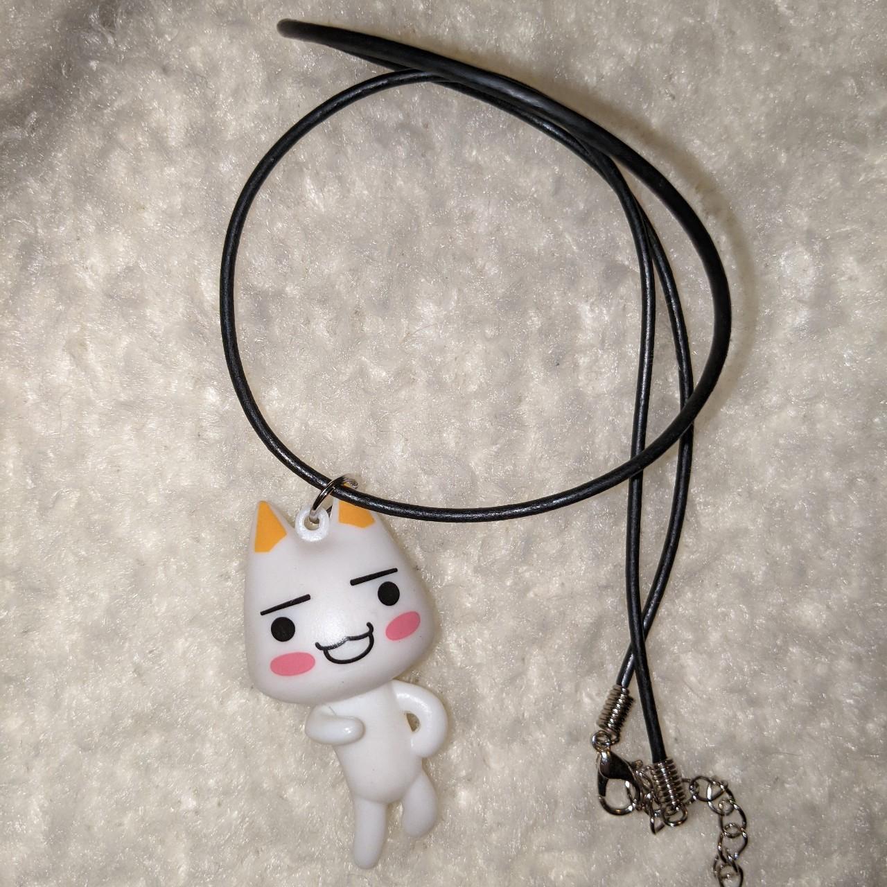 Sony cat Toro Inoue necklace ️ Imperfections on... - Depop