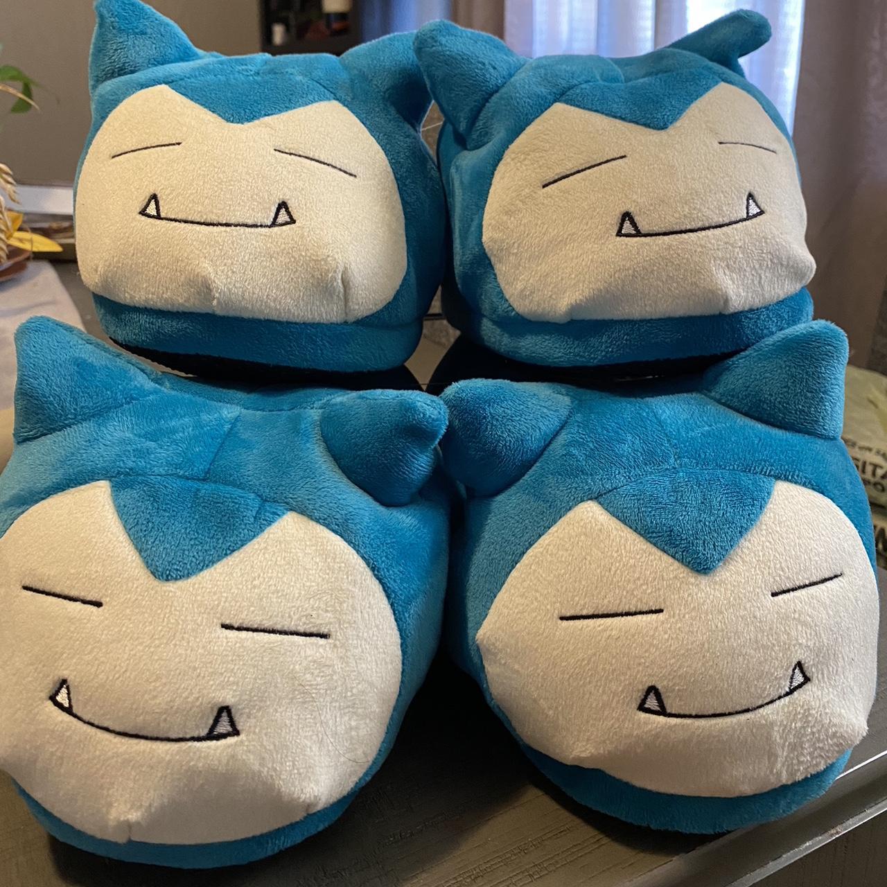 Snorlax plush slippers #Pokemon #Slippers #couples... - Depop