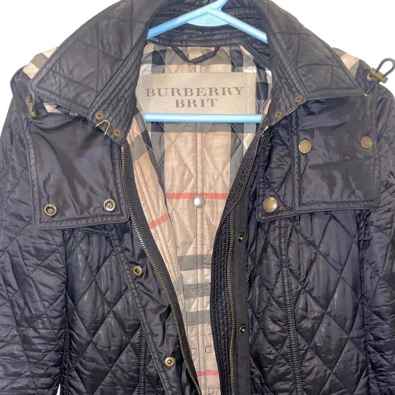 Burberry quilted mid length coat + perfect to just... - Depop