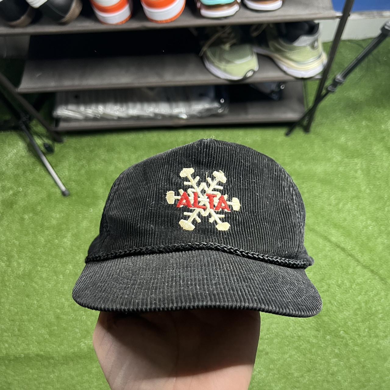 🔥 vintage alta black snowflake corduroy hat 🔥... - Depop