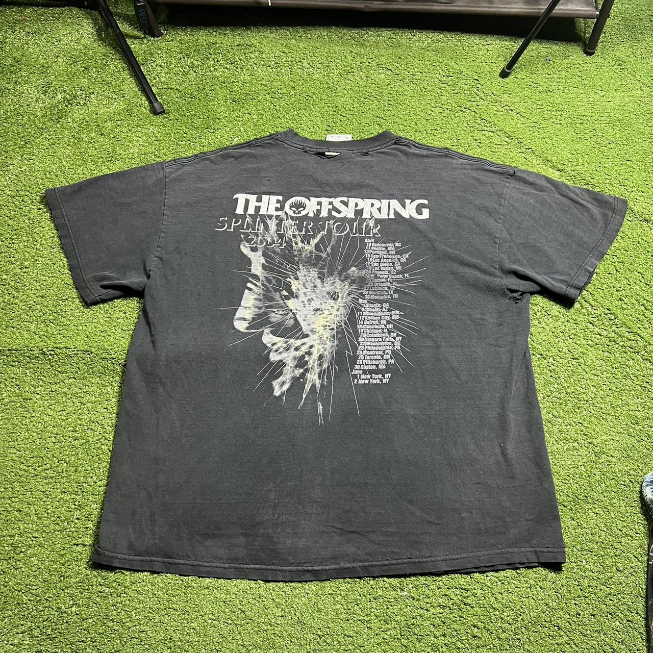 🔥 vintage the offspring splinter tour faded black... - Depop