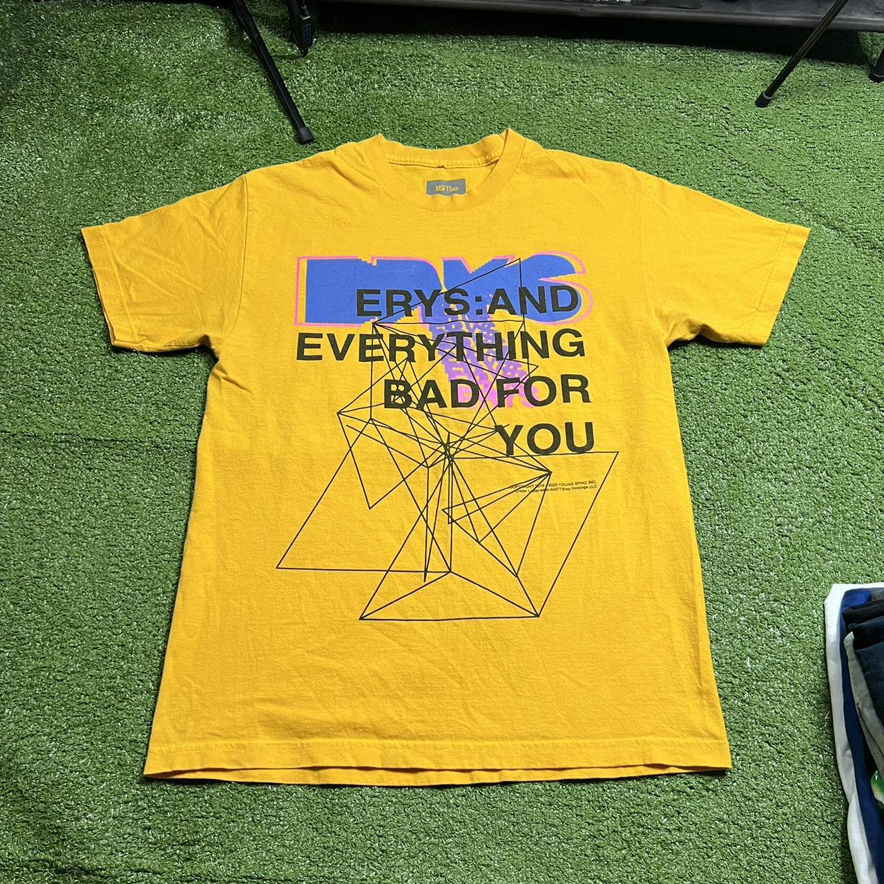 🔥 erys syre msftsrep jaden smith rapper shirt size... - Depop