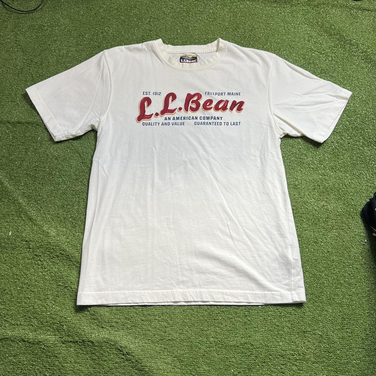 🔥 vintage l.l. bean an american company white spell... - Depop
