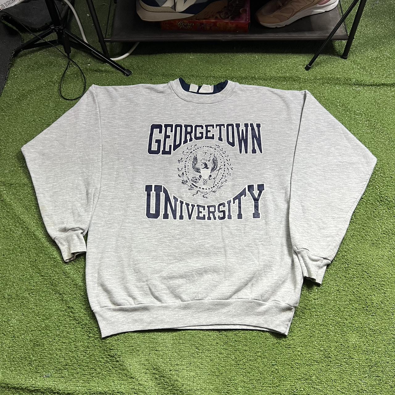 🔥 vintage georgetown university grey collegiate... - Depop