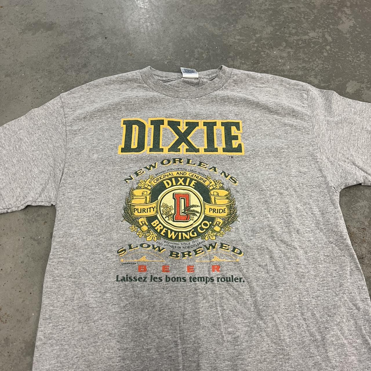 🔥 vintage dixie new orleans brewing company grey... | Depop
