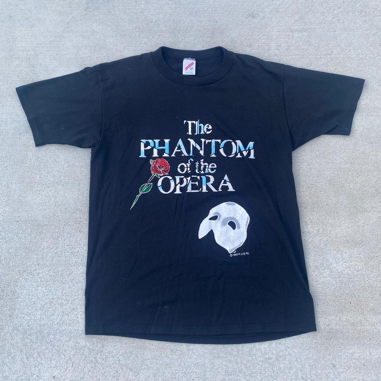 1988 The Phantom of the Opera T-shirt - Size: Tagged... - Depop