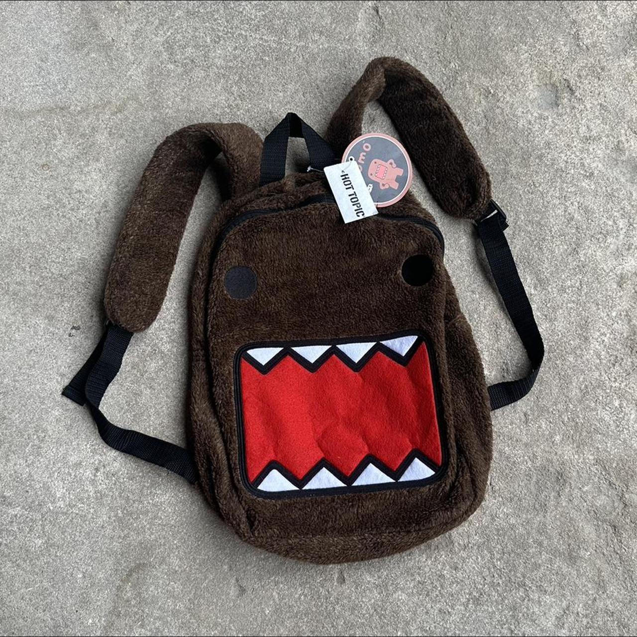 Domo Backpack Character Bag Y2K Skater RARE Vintage... - Depop