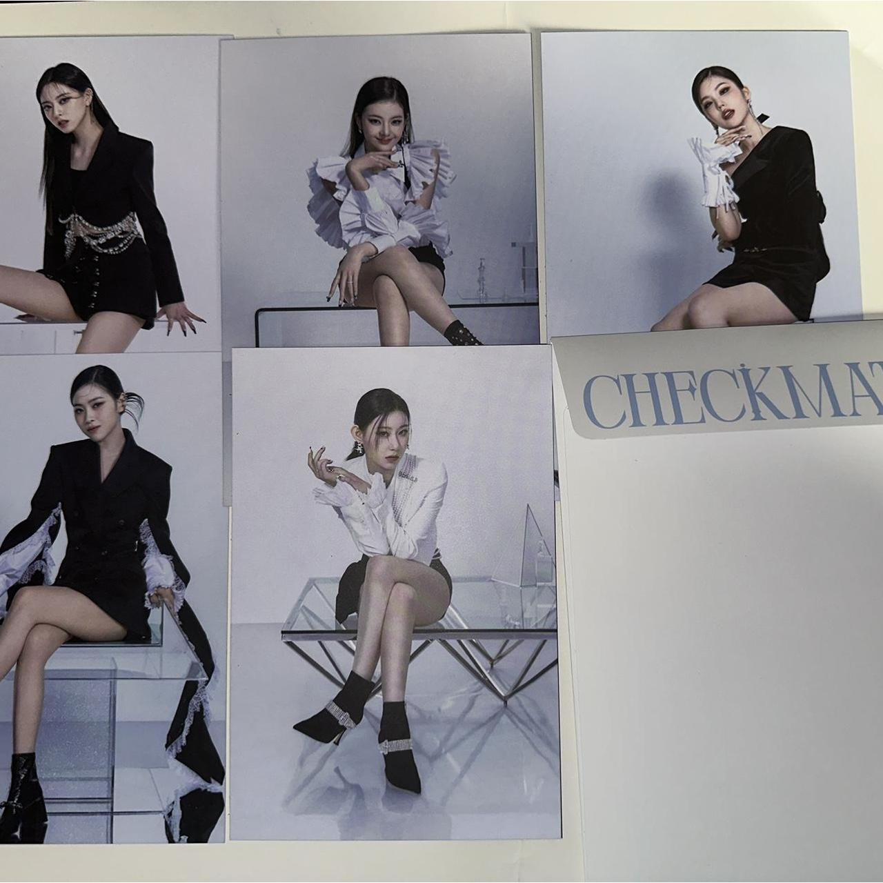 ITZY CHECKMATE PRE ORDER POSTCARD SET ITZY YEJI... - Depop
