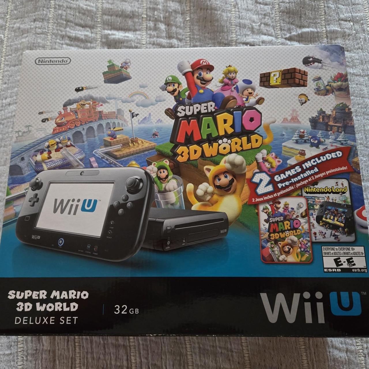 Nintendo Wii U BOX ONLY Deluxe Set Super Mario 3d... - Depop