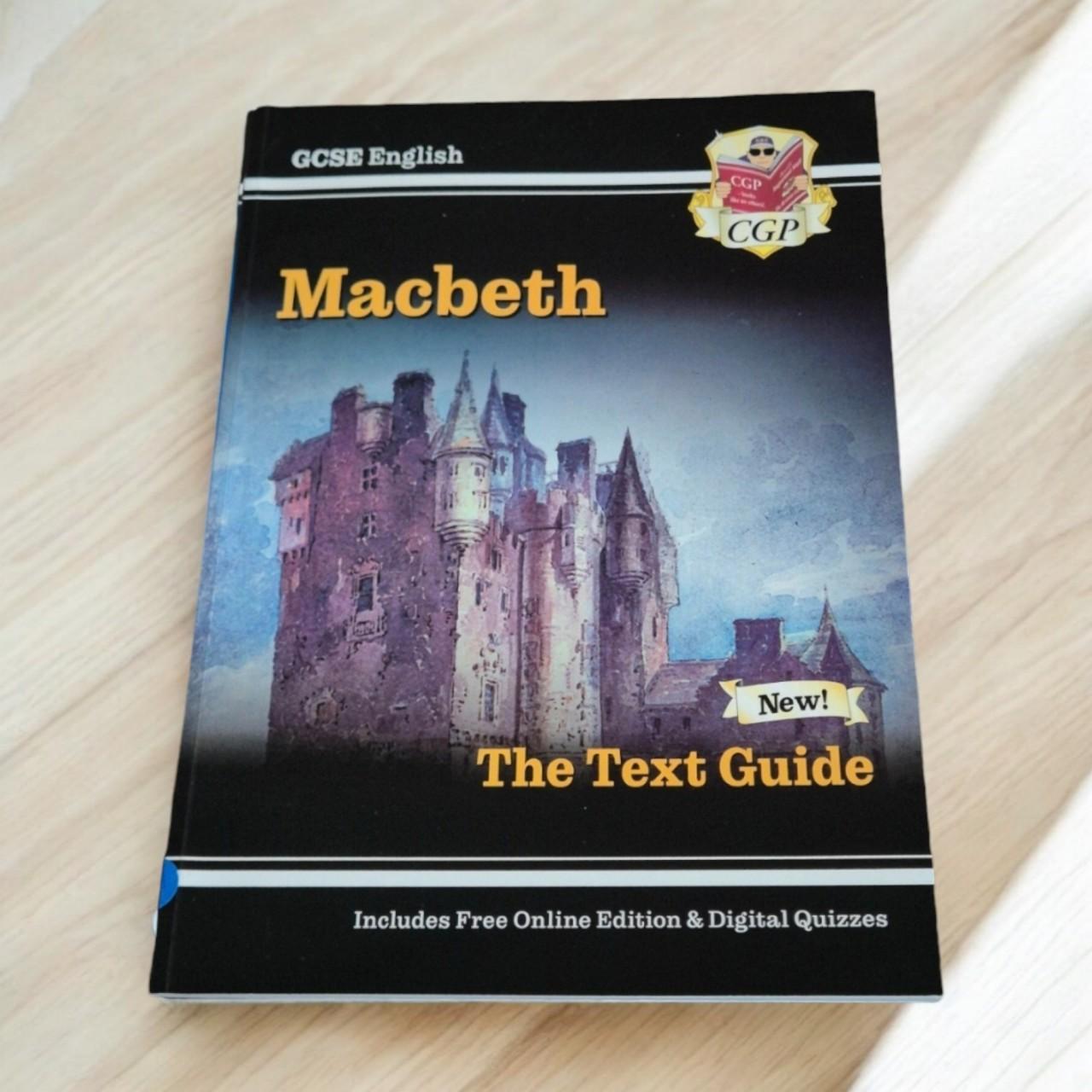 Macbeth GCSE English the text guide Excellent... - Depop