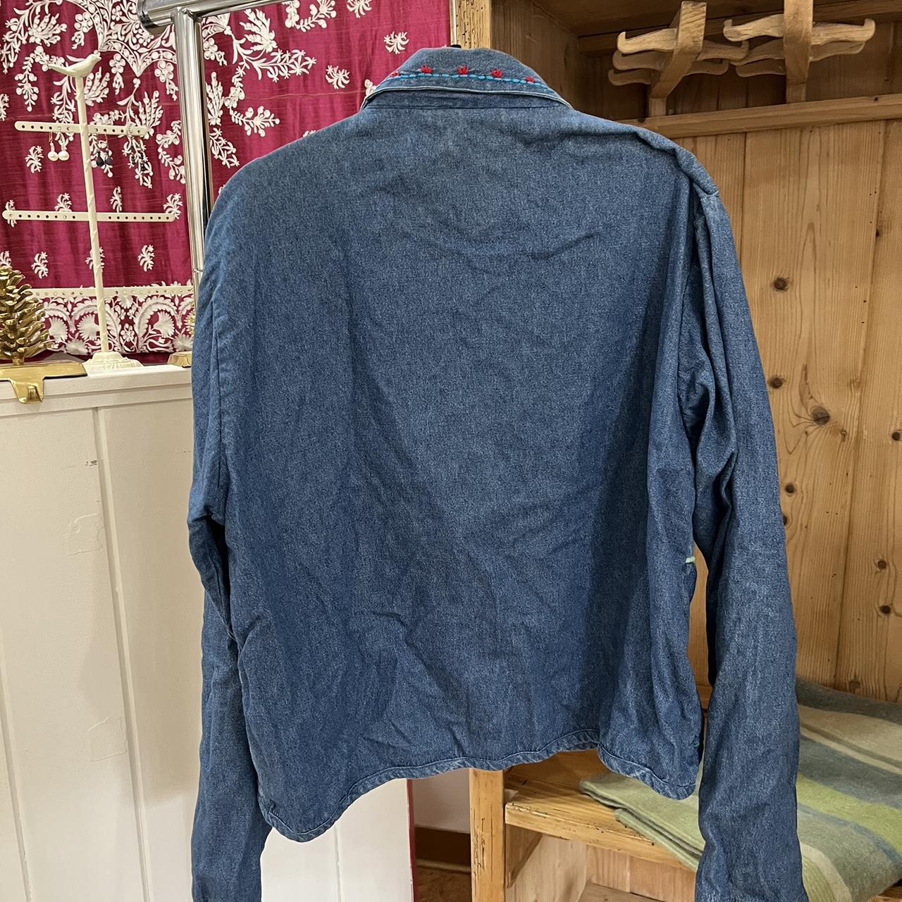 Cool af jacket SARA STUDIO cotton size xl - Depop