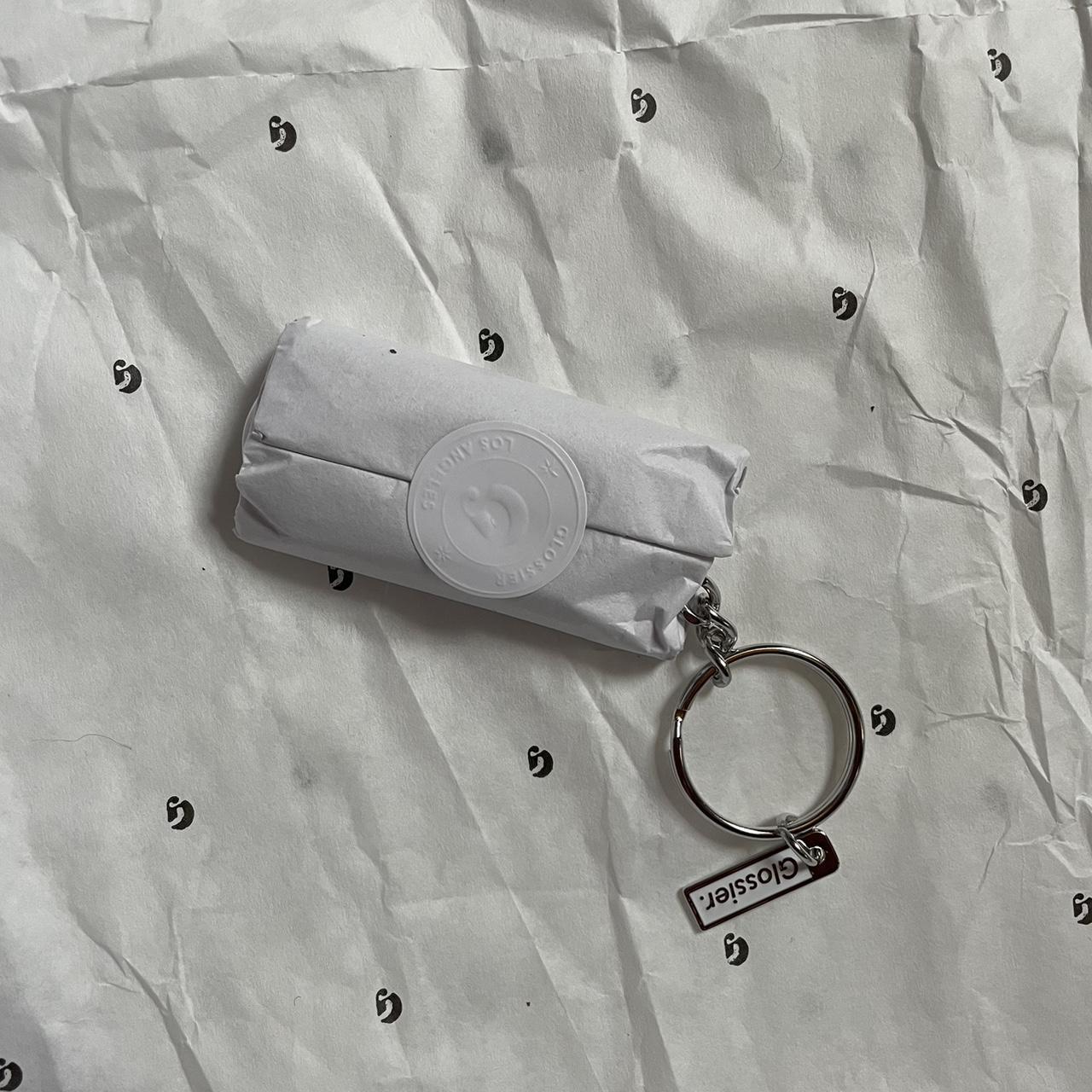 brand new glossier LA flip phone keychain! perfect... - Depop