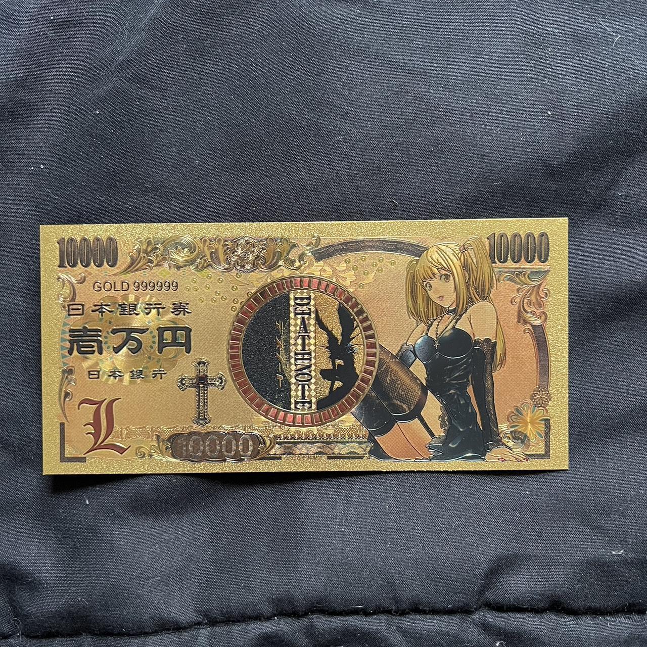 real gold death note collectible #deathnote #anime - Depop