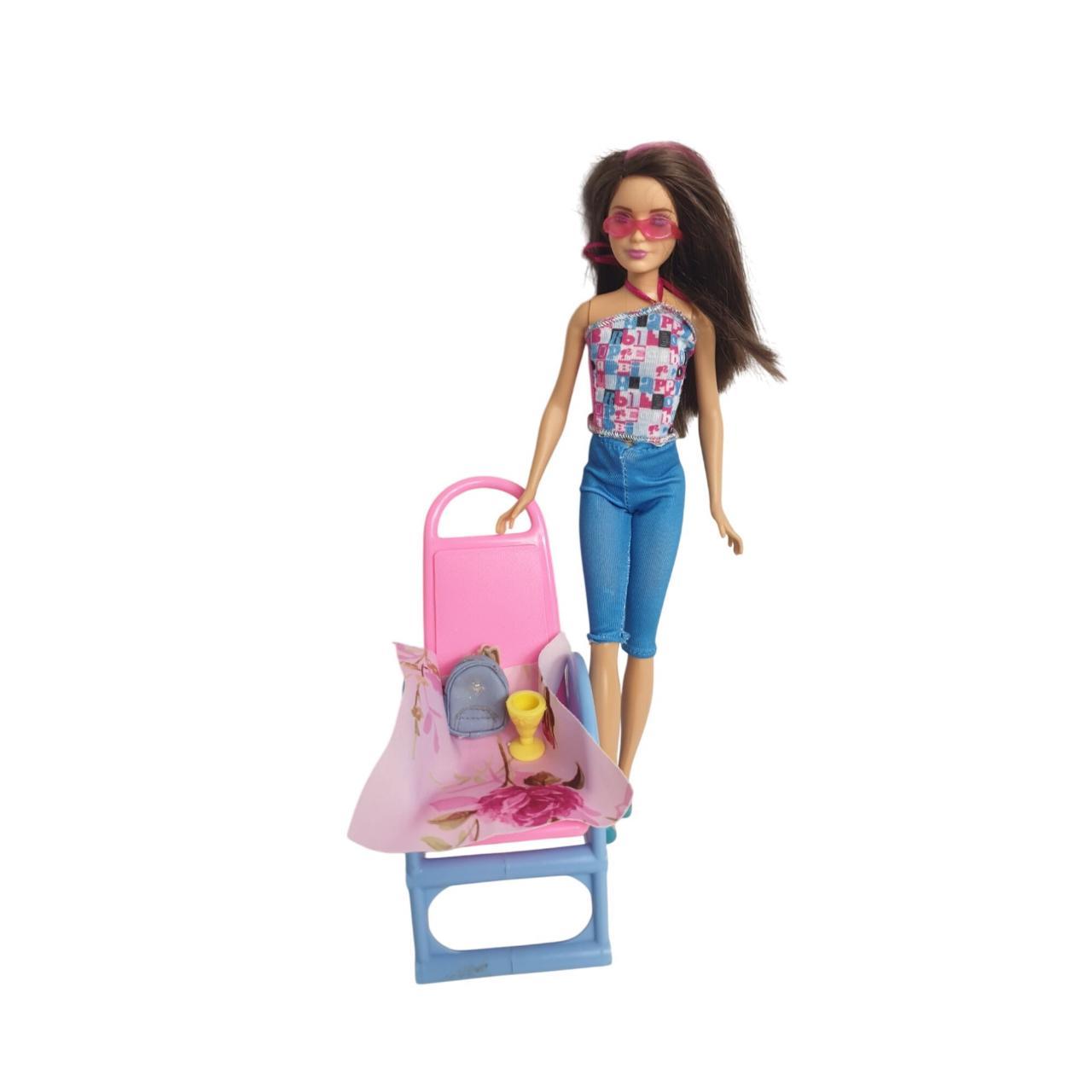 Barbie Skipper Doll Beach Set With Lounge Chair &... - Depop