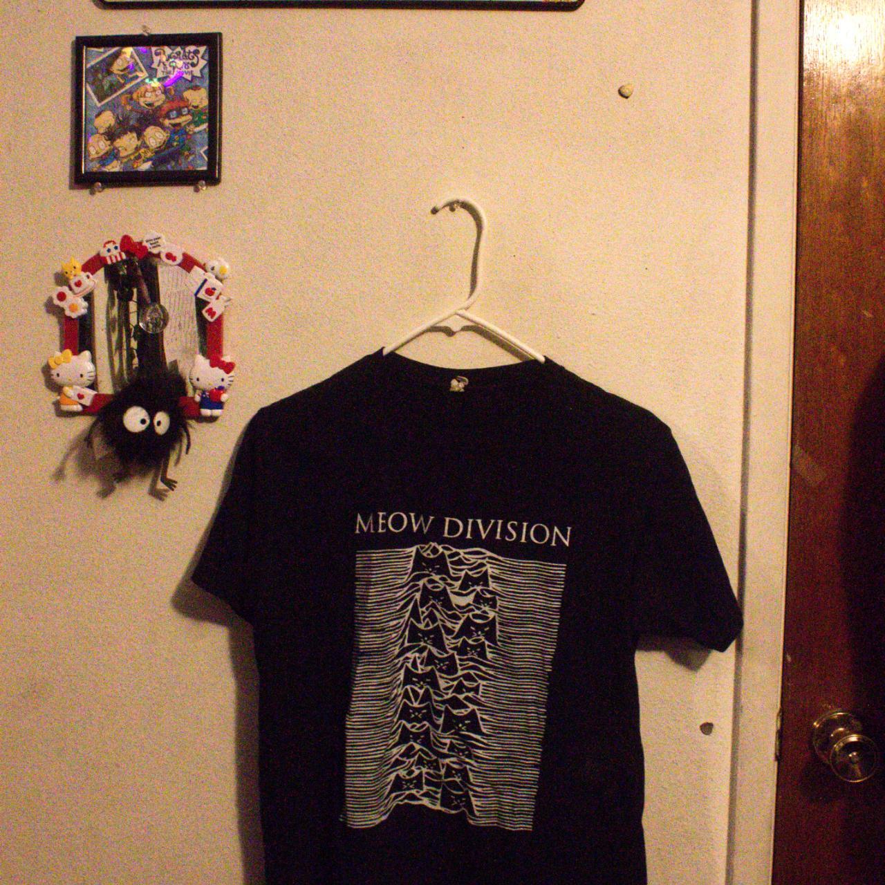 "Meow Division" T-shirt #cute #tumblr - Depop