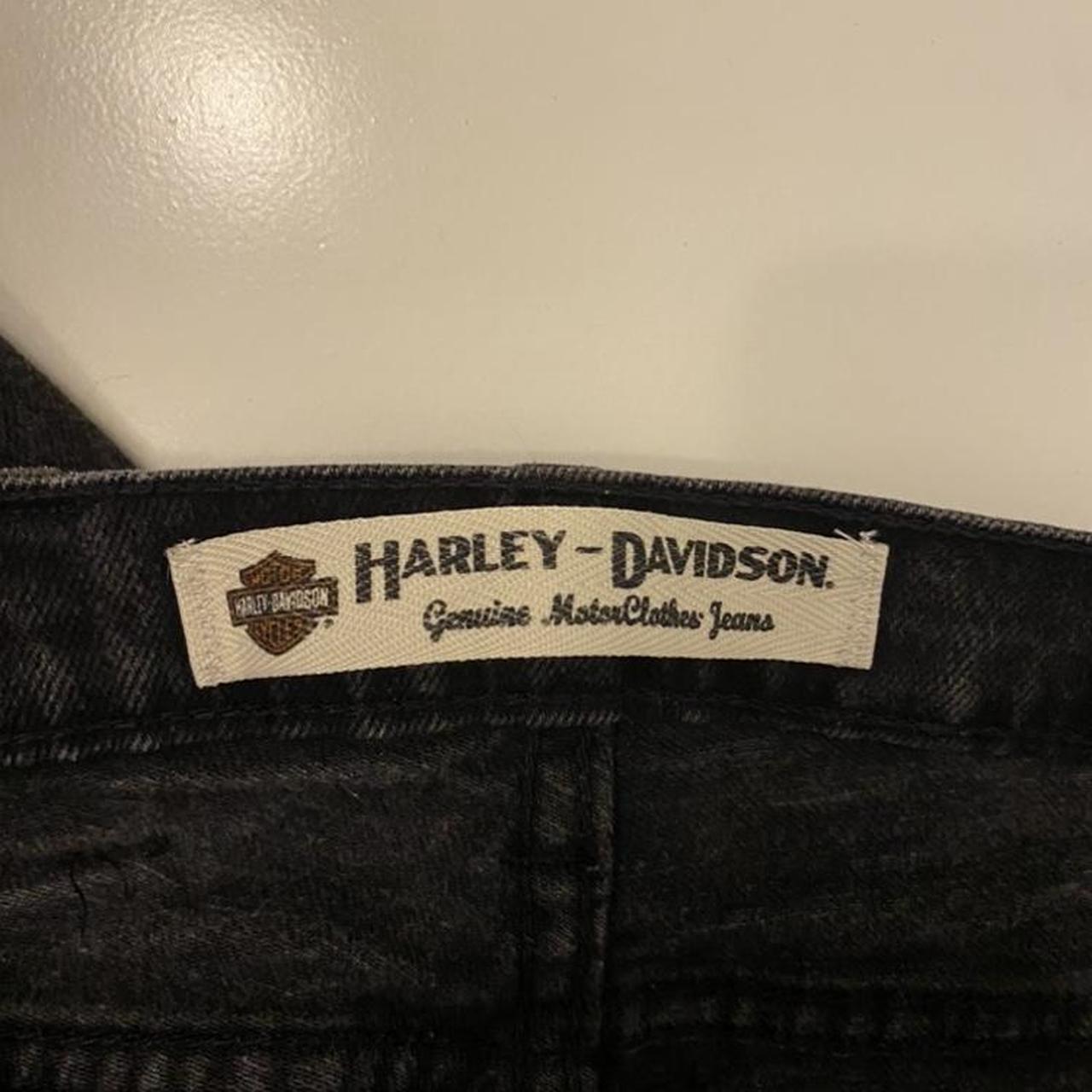 Authentic black Harley Davidson Jeans straight leg... - Depop